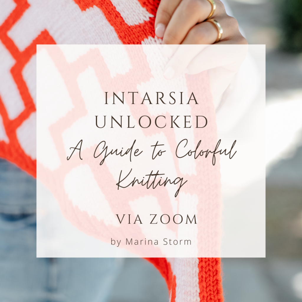 Intarsia Unlocked: A Guide to Colorful Knitting – Storm Knitting Art